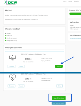 How to Enroll in Your Benefits in Employee Navigator – DCW Group